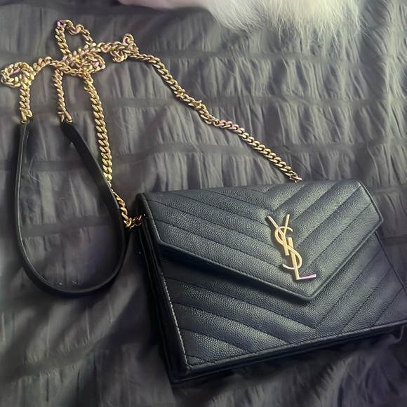 Yves Saint Laurent | Bags | Ysl Real Clutch Purse Original Design Great ...